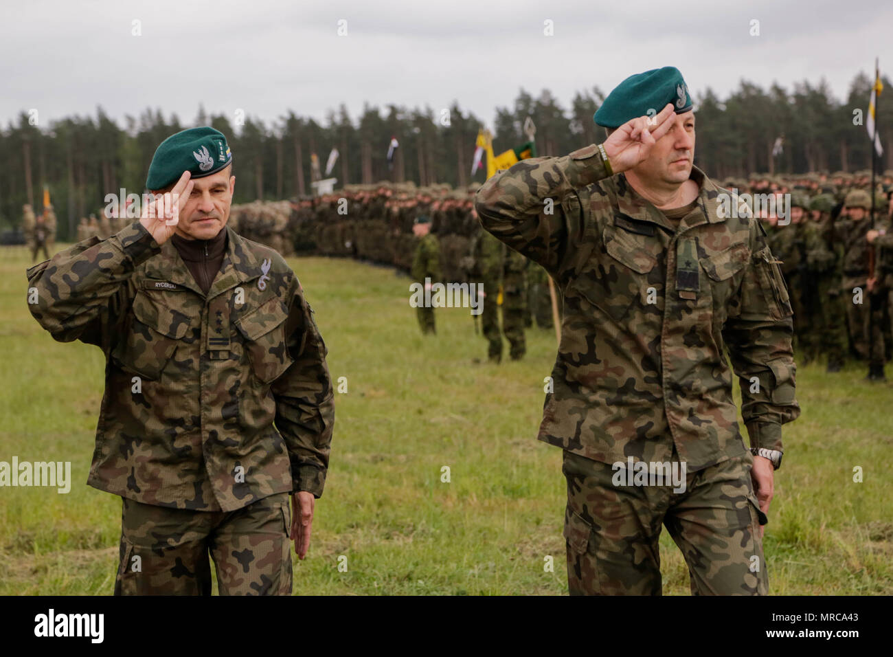 Polish Army Brig. Gen. Jarosfaw Gromadziński, commander of the 15th ...