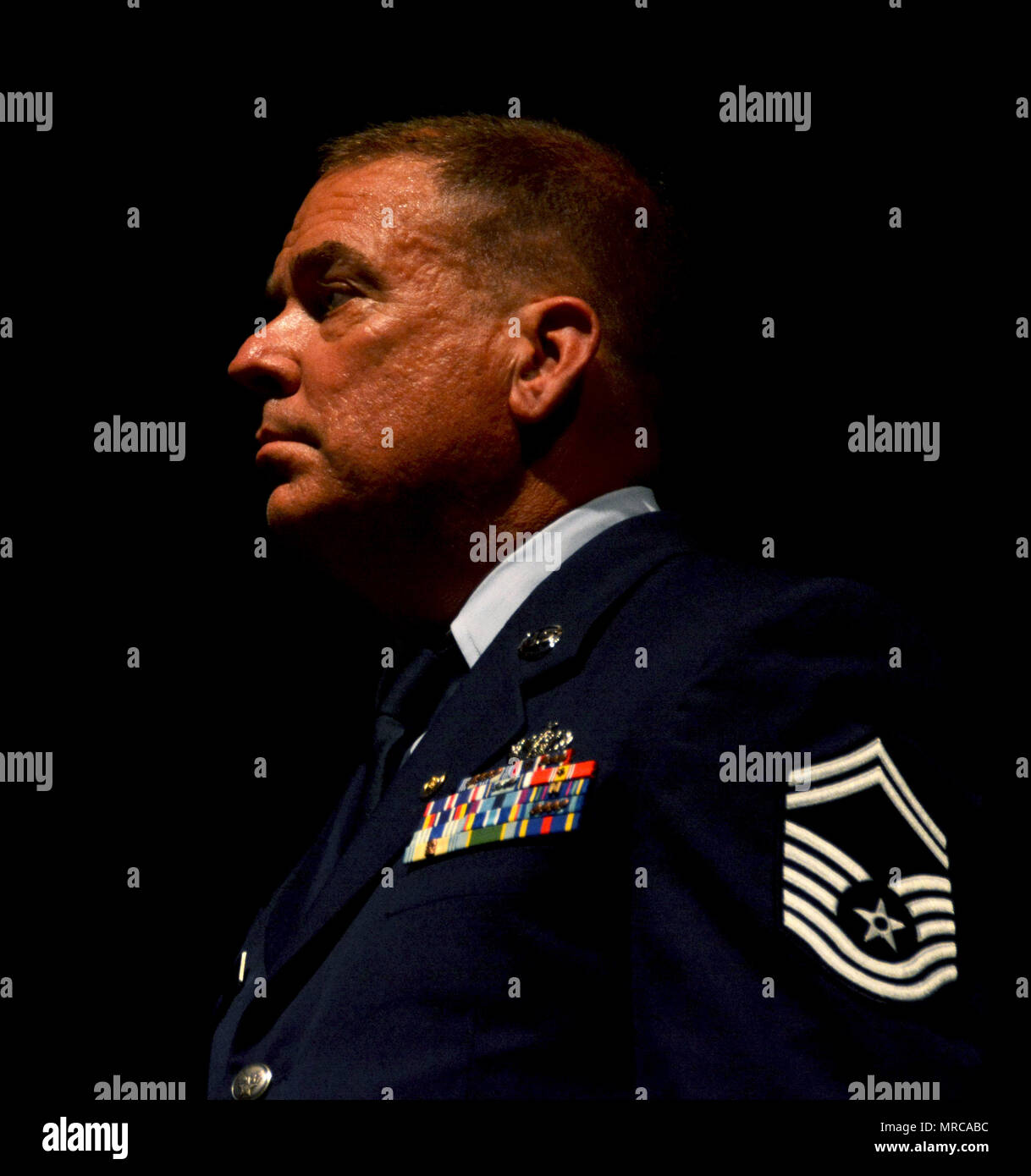 Senior Master Sgt. John Schulze, 507th Civil Engineer Squadron pavement ...