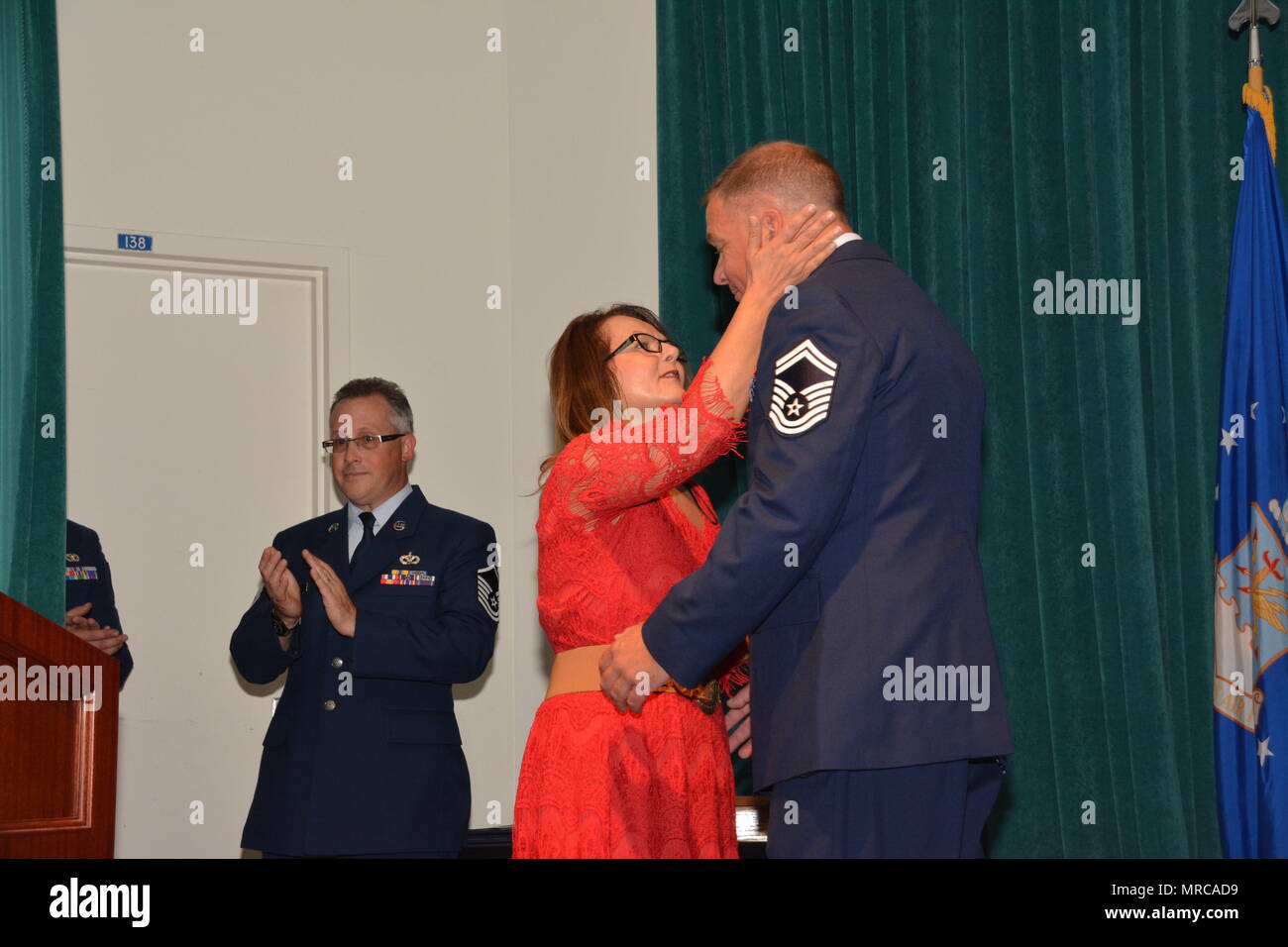 Senior Master Sgt. John Schulze, 507th Civil Engineer Squadron pavement ...