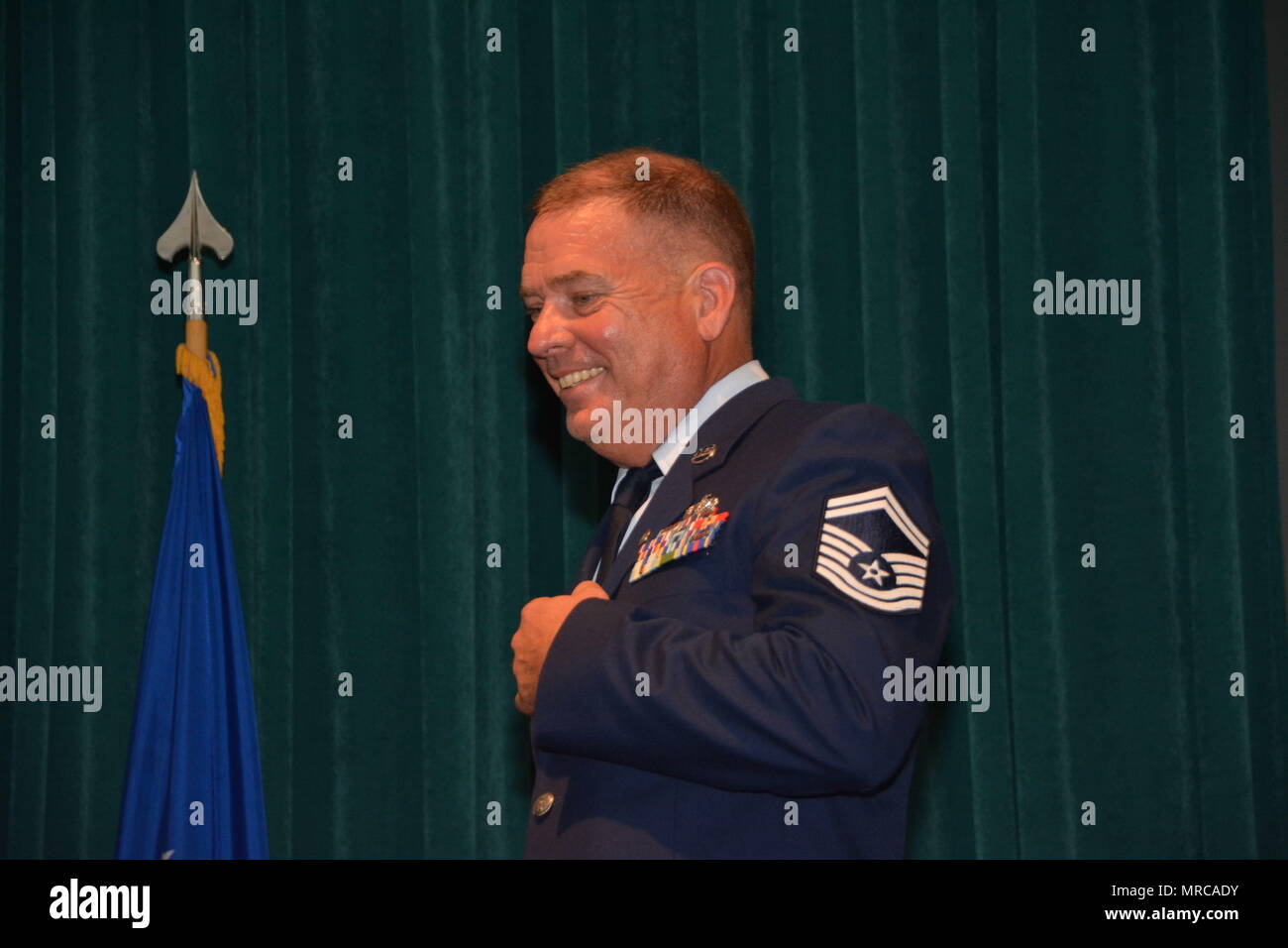 Senior Master Sgt. John Schulze, 507th Civil Engineer Squadron pavement ...