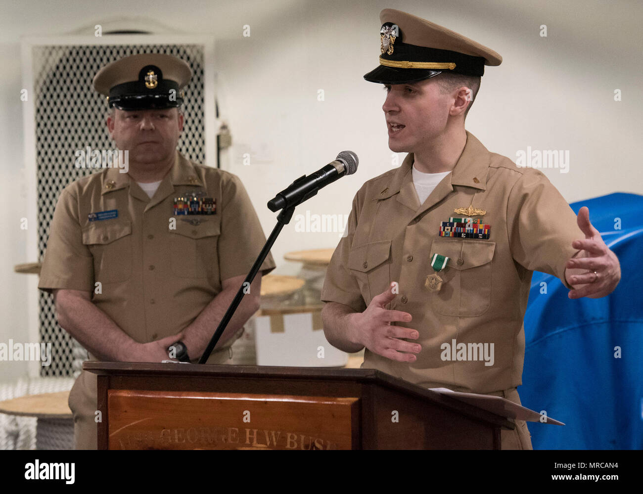 170531-N-FE442-061 5TH FLEET AREA OF OPERATIONS (May 31, 2017) Ensign ...