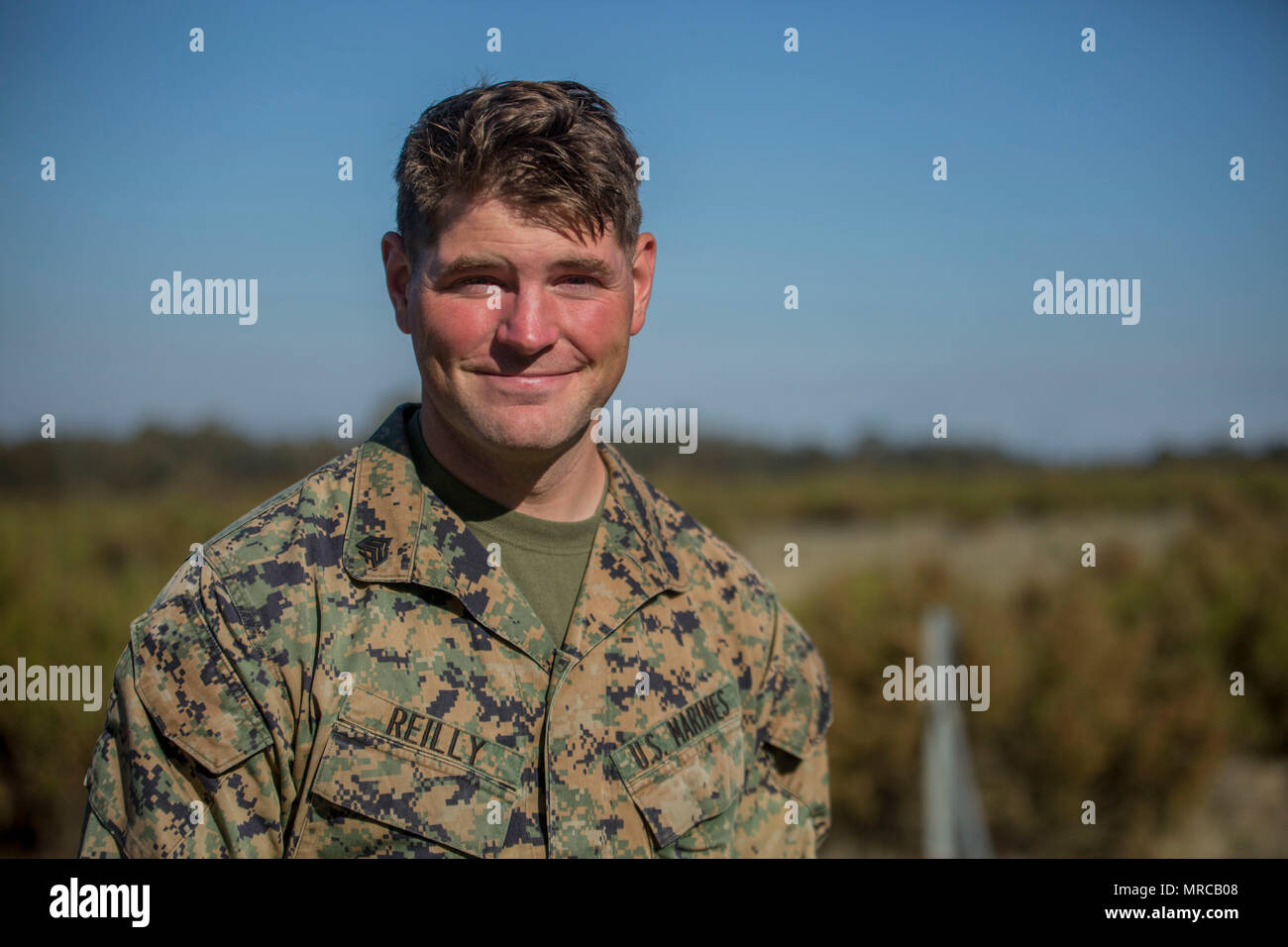 Sgt. Daniel Reilly, the fire direction chief with 3rd Battalion, 4th ...