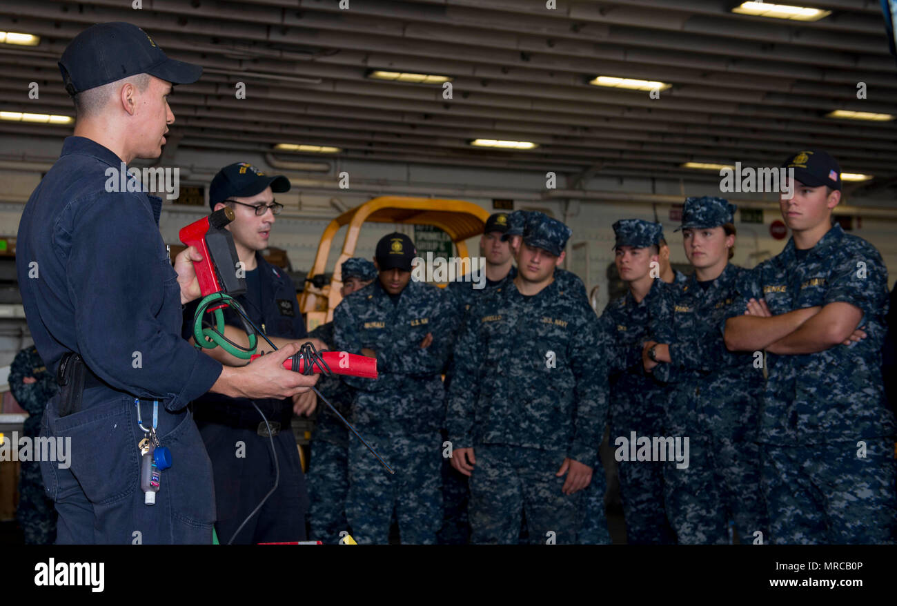 MAYPORT, Fla. (June 2, 2017) Damage Controlman 3rd Class Adam Fimbres ...