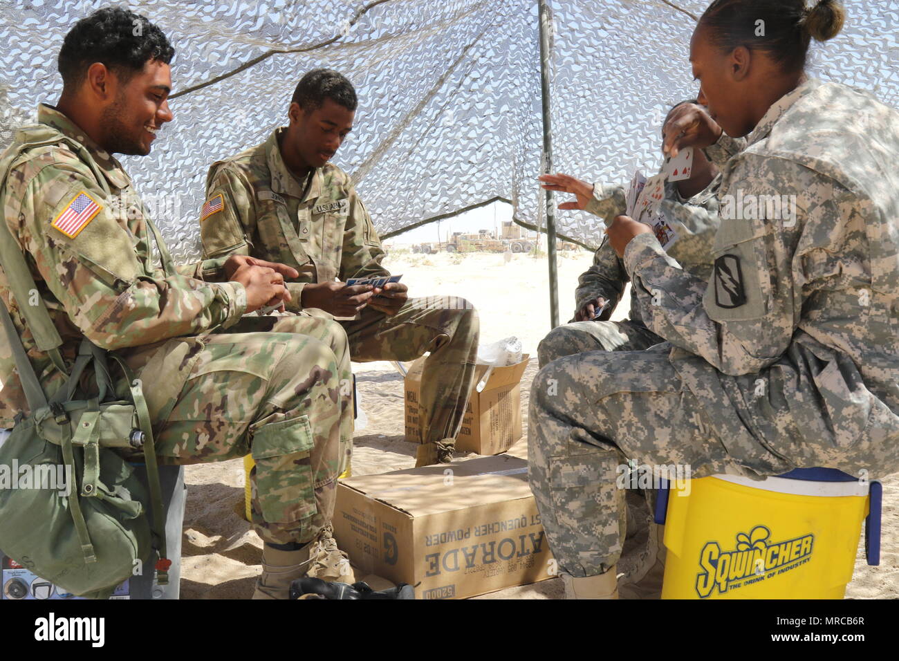 Soldiers assigned to Company A, 106th Support Battalion, Mississippi ...