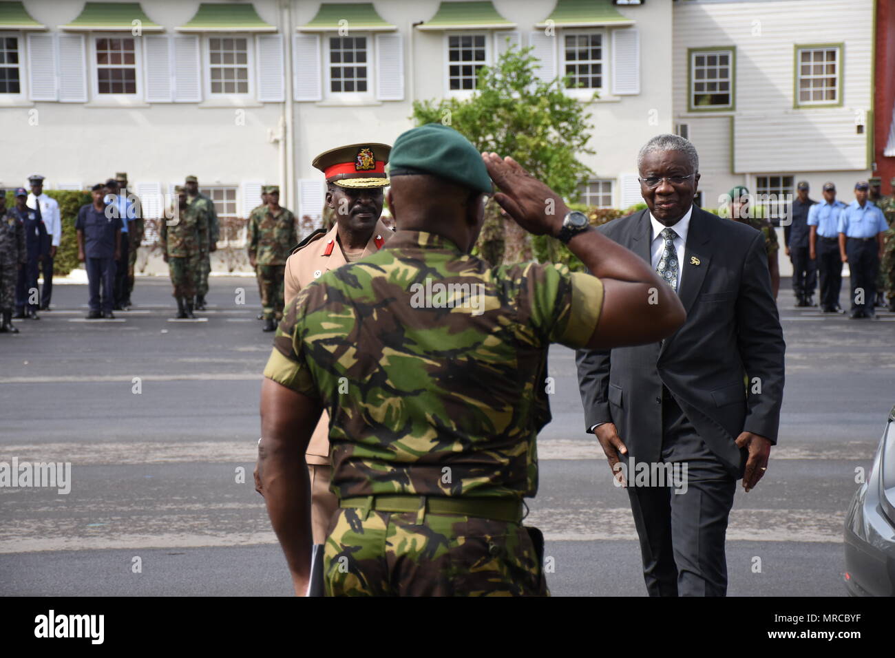 Barbados defence force hi-res stock photography and images - Alamy