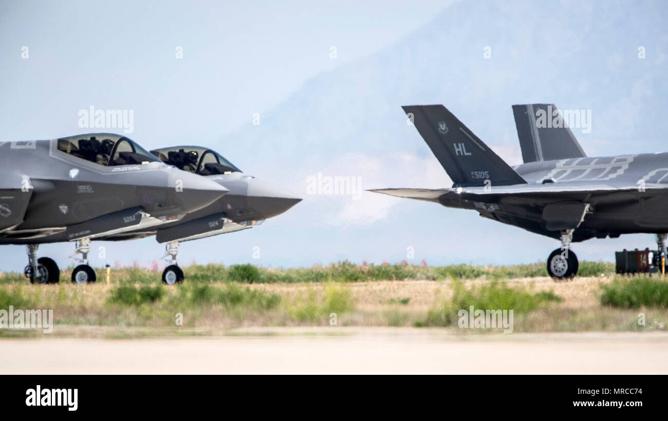 F-35 Lightning II aircraft assigned to Hill Air Force Base prepare for ...
