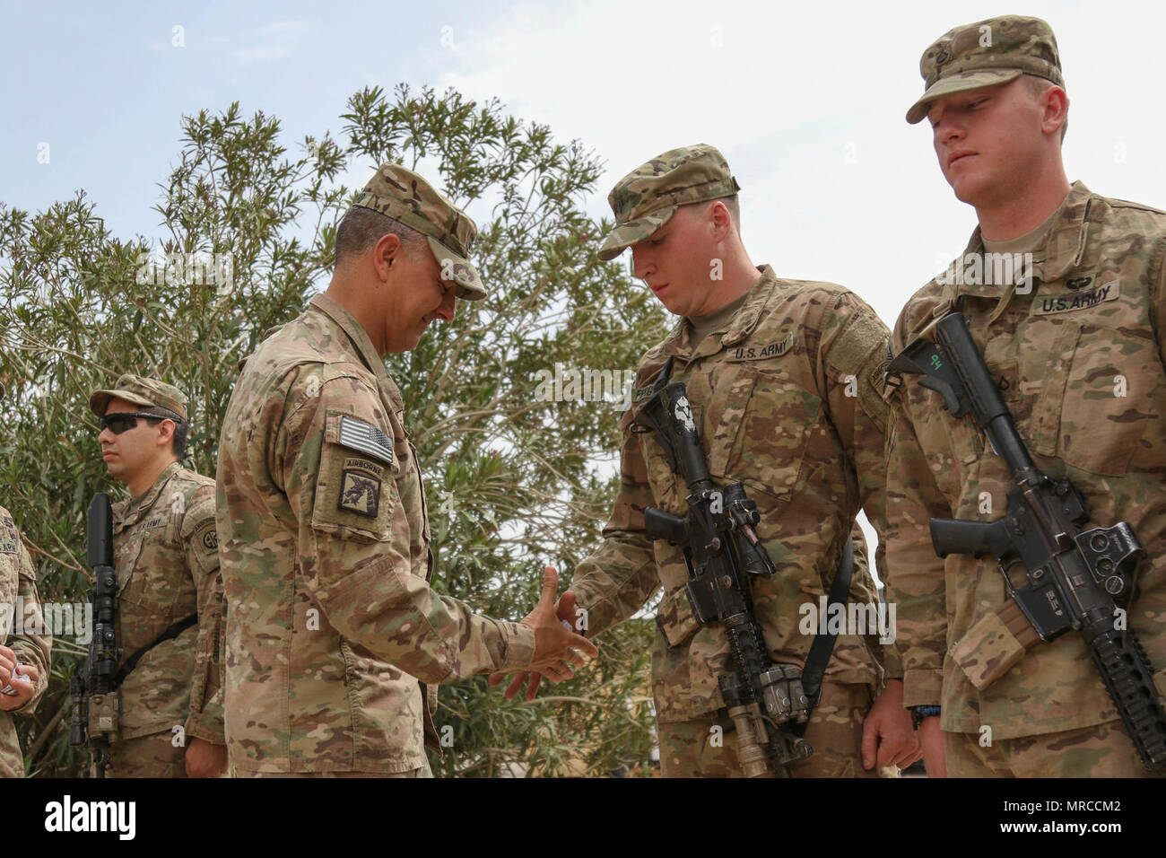 U.S. Army Lt. Gen. Stephen Townsend, commanding general of Combined ...