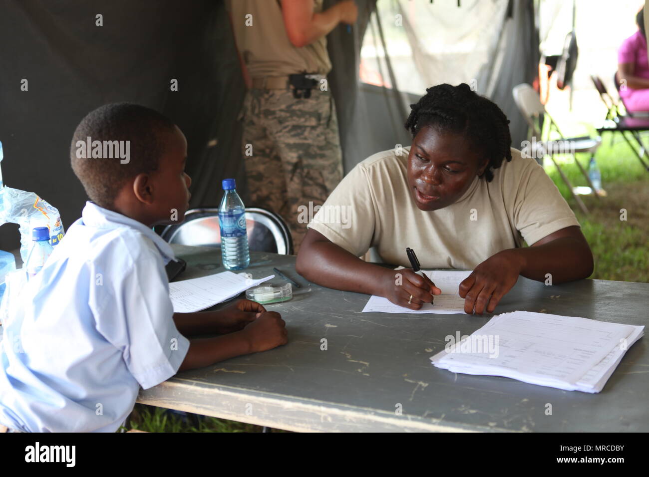U.S. Soldier, SPC Whitney Hinkle with 128th medical Company, Ashland ...