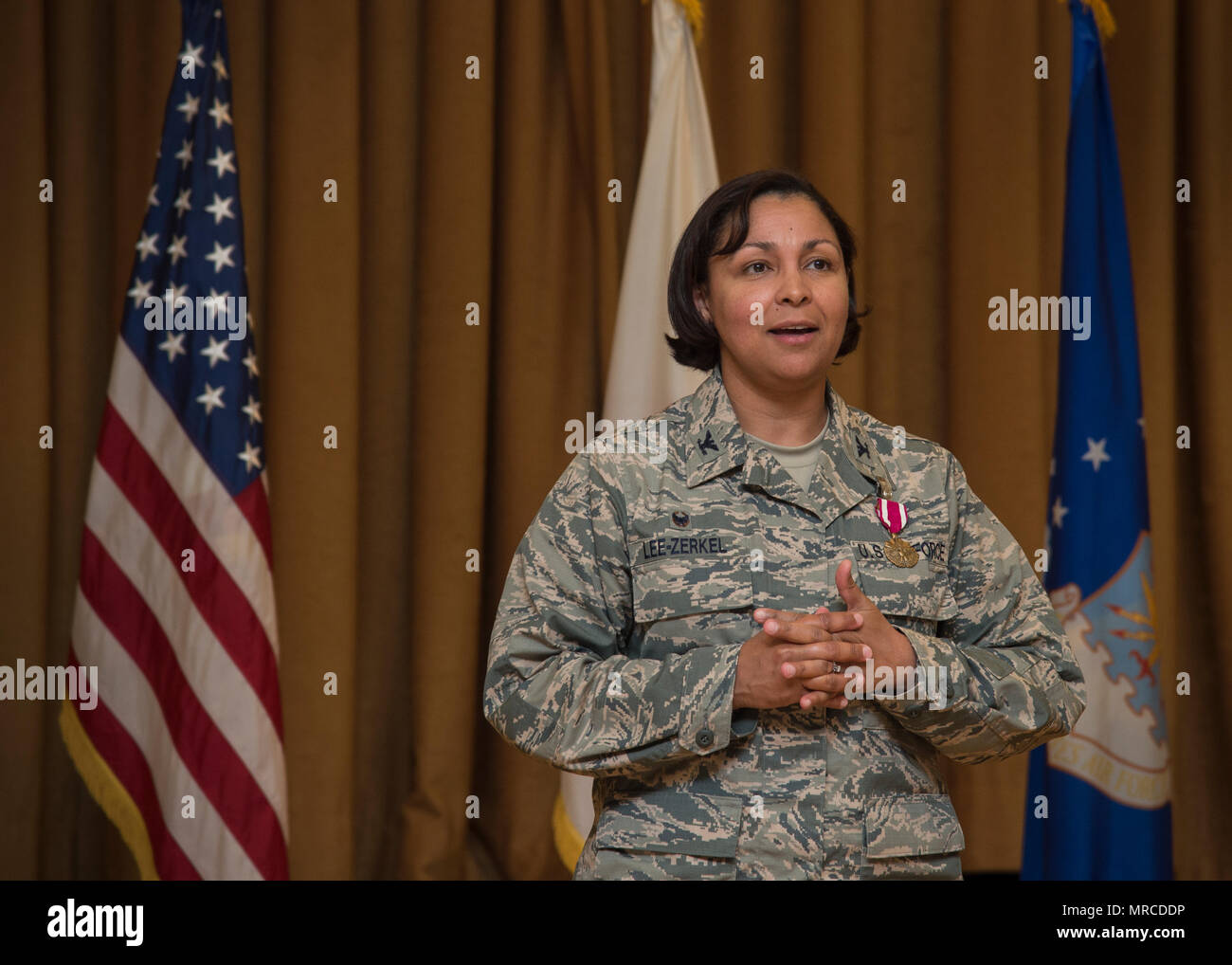 U.S. Air Force Col. Leigh Swanson, 35th Medical Group commander ...