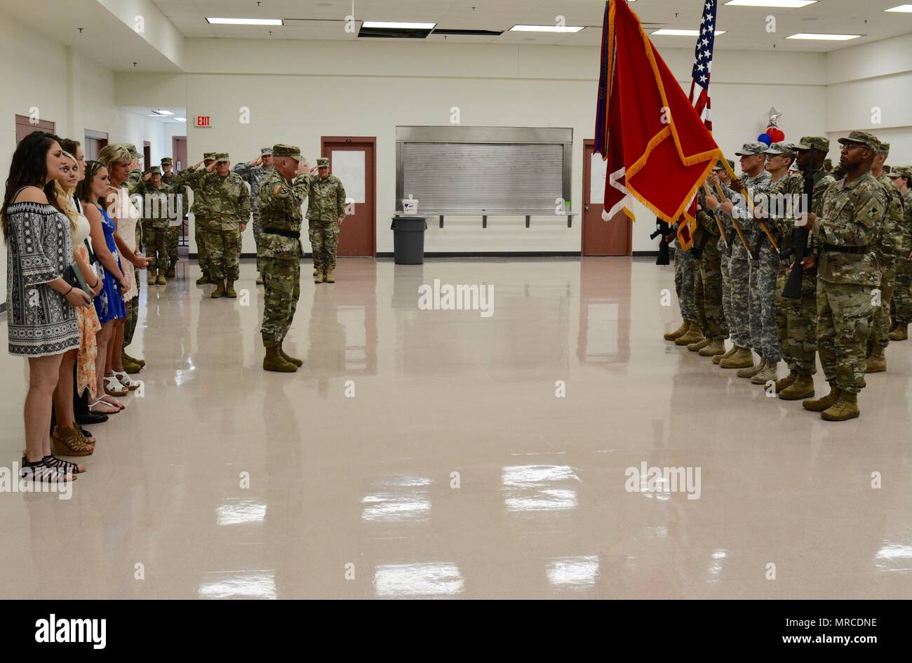 Brig. Gen. Matthew Baker salutes soldiers of the 416th Theater Engineer ...