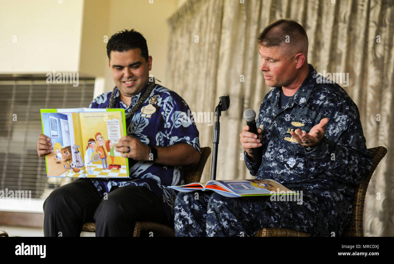Manko Tamaka, Disney Resort ambassador, and U.S. Navy Commander Corey ...