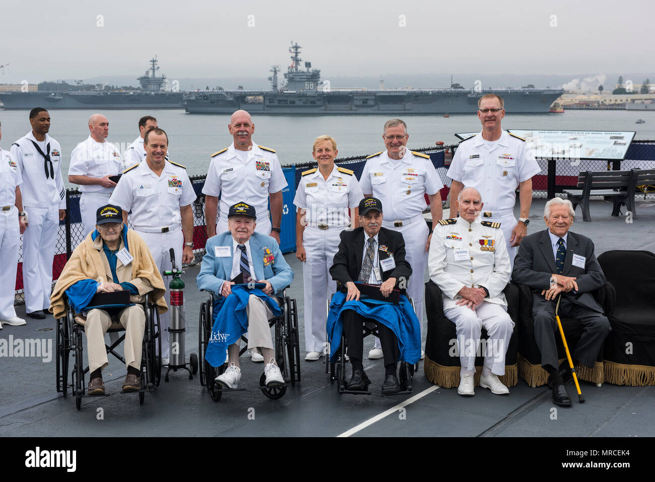 SAN DIEGO (June 5, 2017) From left to right, Vice Adm. Mike Shoemaker ...