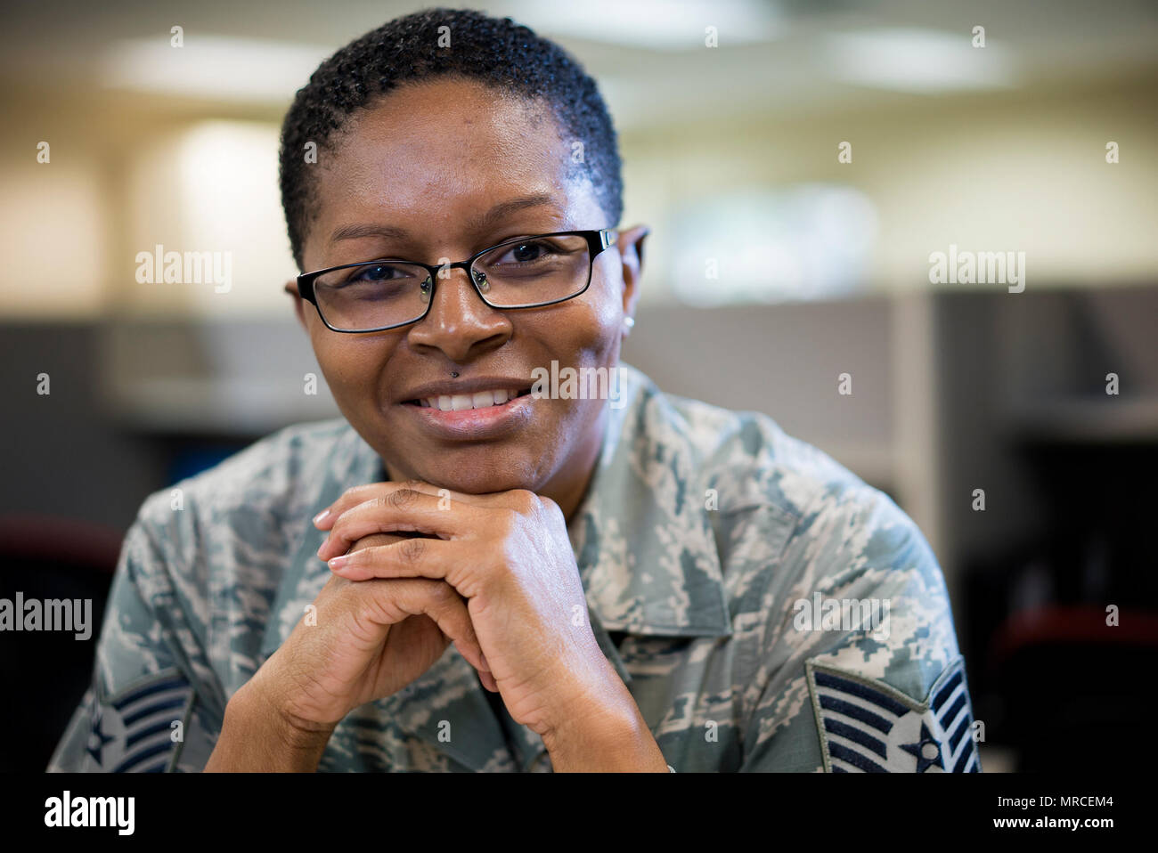 Air Force Reserve Tech. Sgt. Chanika Walters, 413th Aeromedical Staging ...