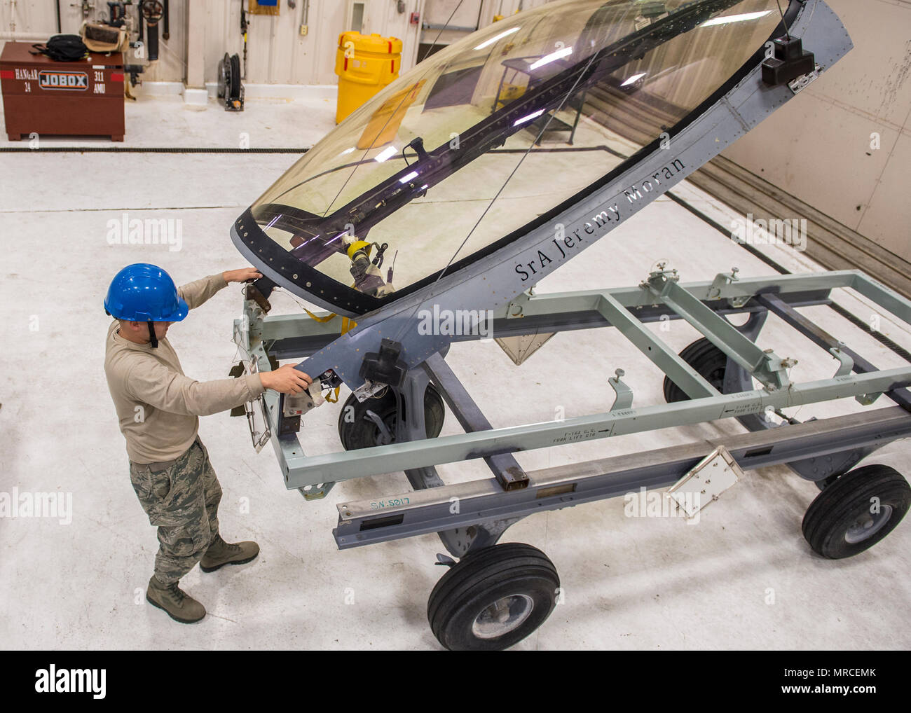 Staff Sgt. Mitchell Lawhorn, a 54th Maintenance Squadron egress systems ...