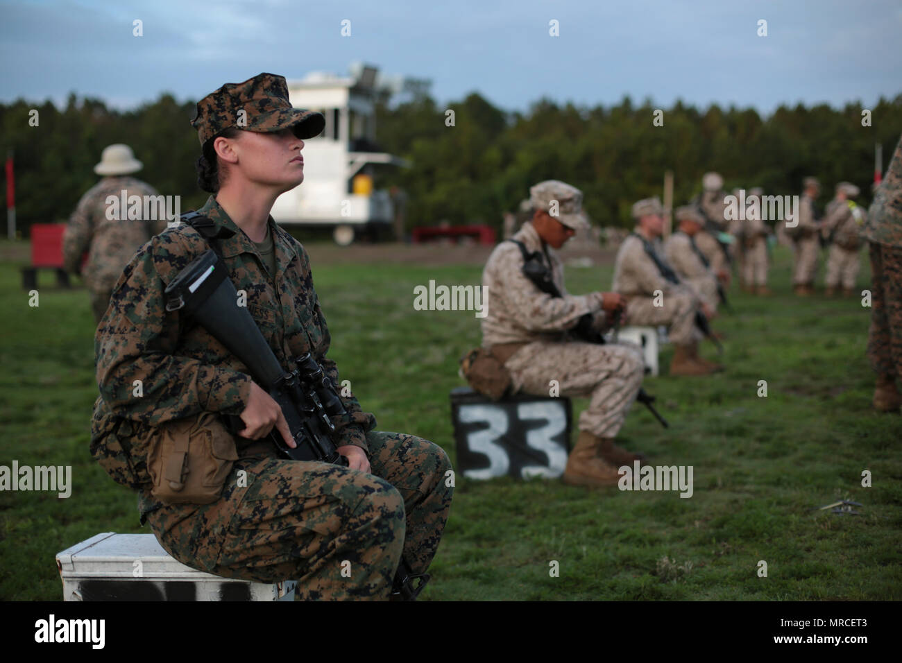 U.S. Marine Corps Rct. Summer Nugeness, platoon 4024, November Company ...