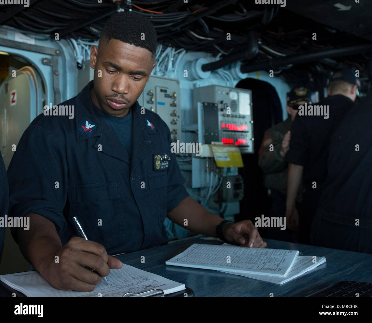 170606-N-SA412-070 ATLANTIC OCEAN (June 6, 2017) Quartermaster 2nd ...