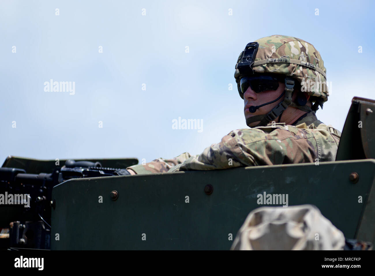 A U.S. Soldier from Task Force Talon, 94th Army Air and Missile Defense ...