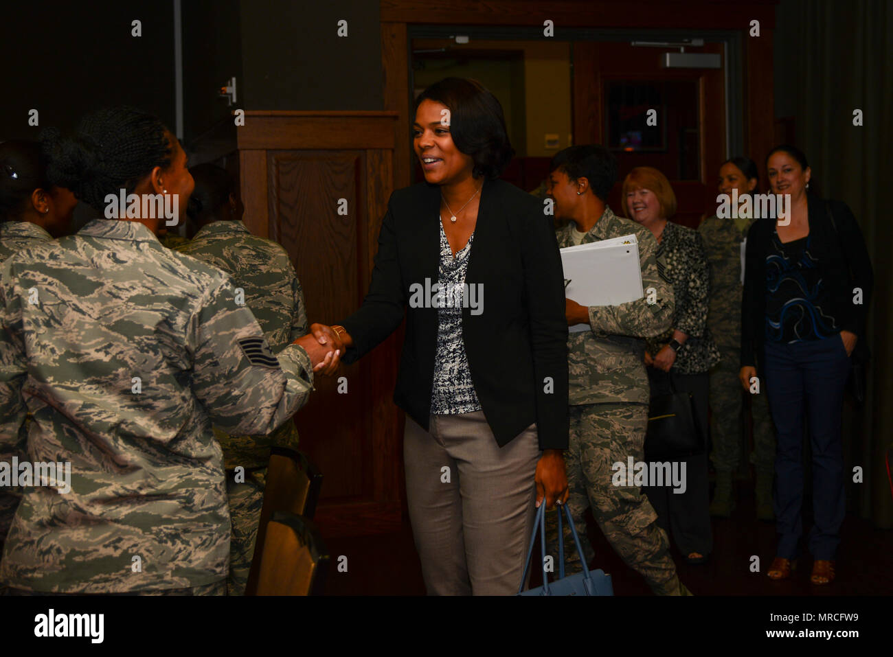 Chief Master Sgt. of the Air Force Kaleth O. Wright’s spouse, Mrs ...