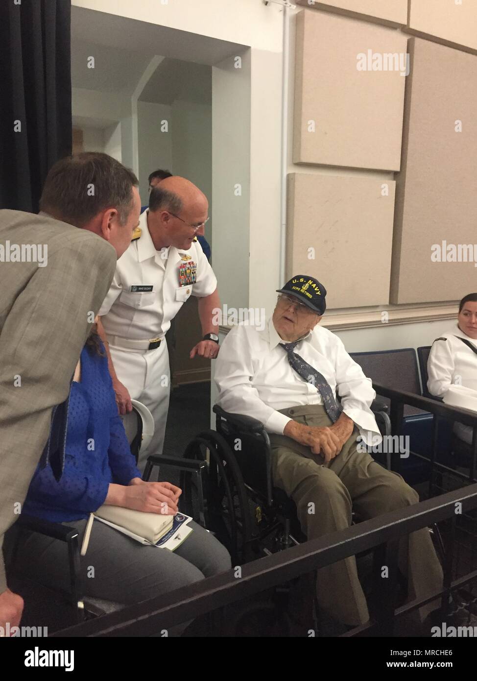 170605-N-HE205-001 FORT GEORGE G. MEADE, Md. Retired Senior Chief Petty ...