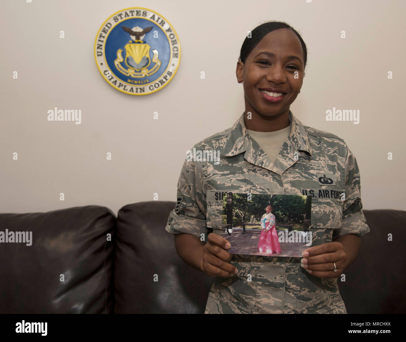 U.S. Air Force Staff Sgt. Tracy Sims, the NCO in charge of readiness ...