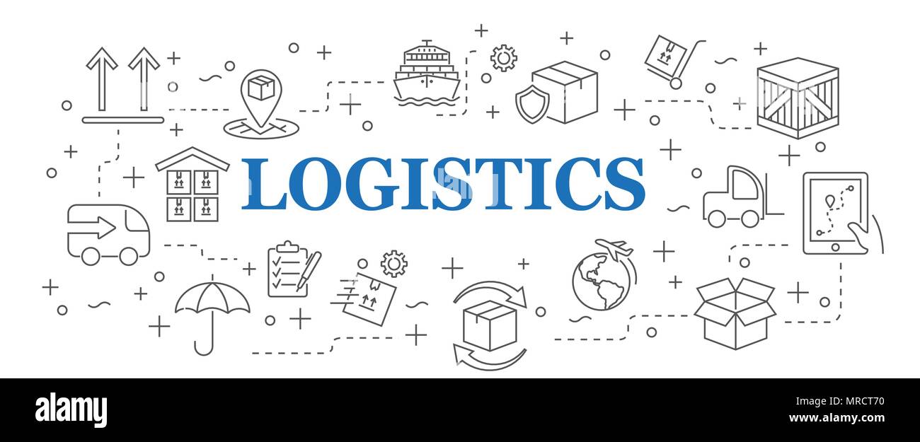 Logistics courier customer service Stock Vector Images - Alamy