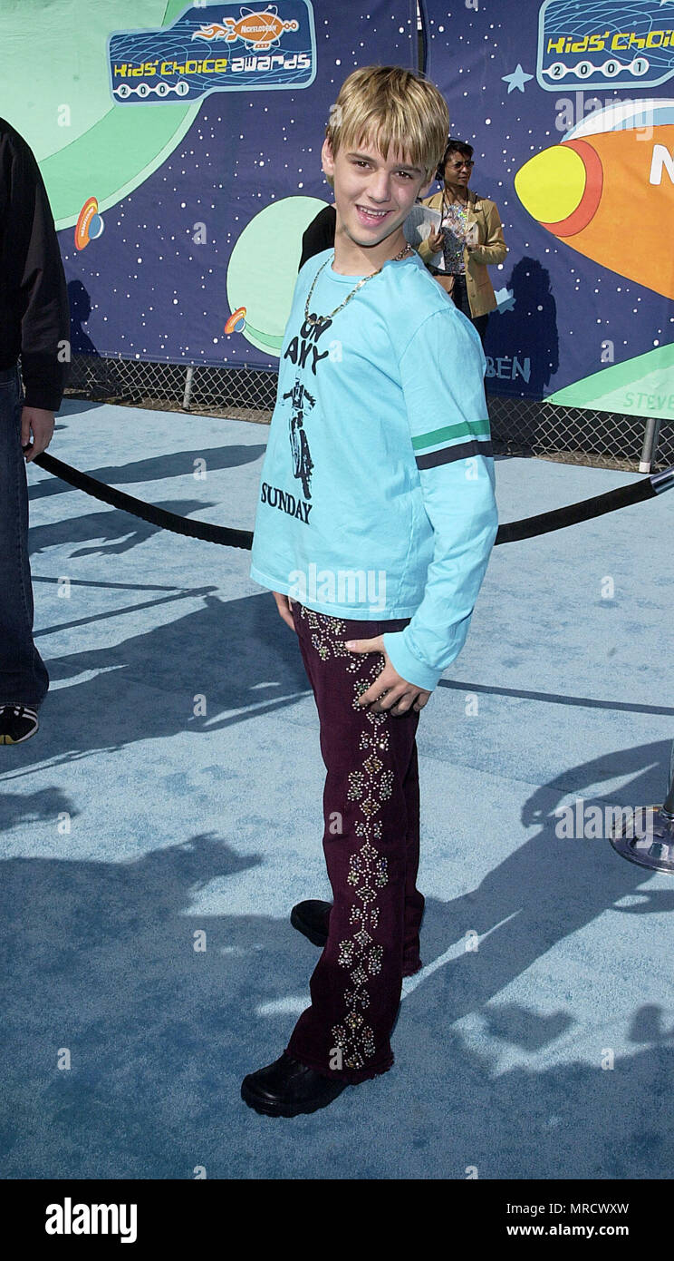 Aaron Carter arriving at The 14th Annual Kids Choice Awards from ...