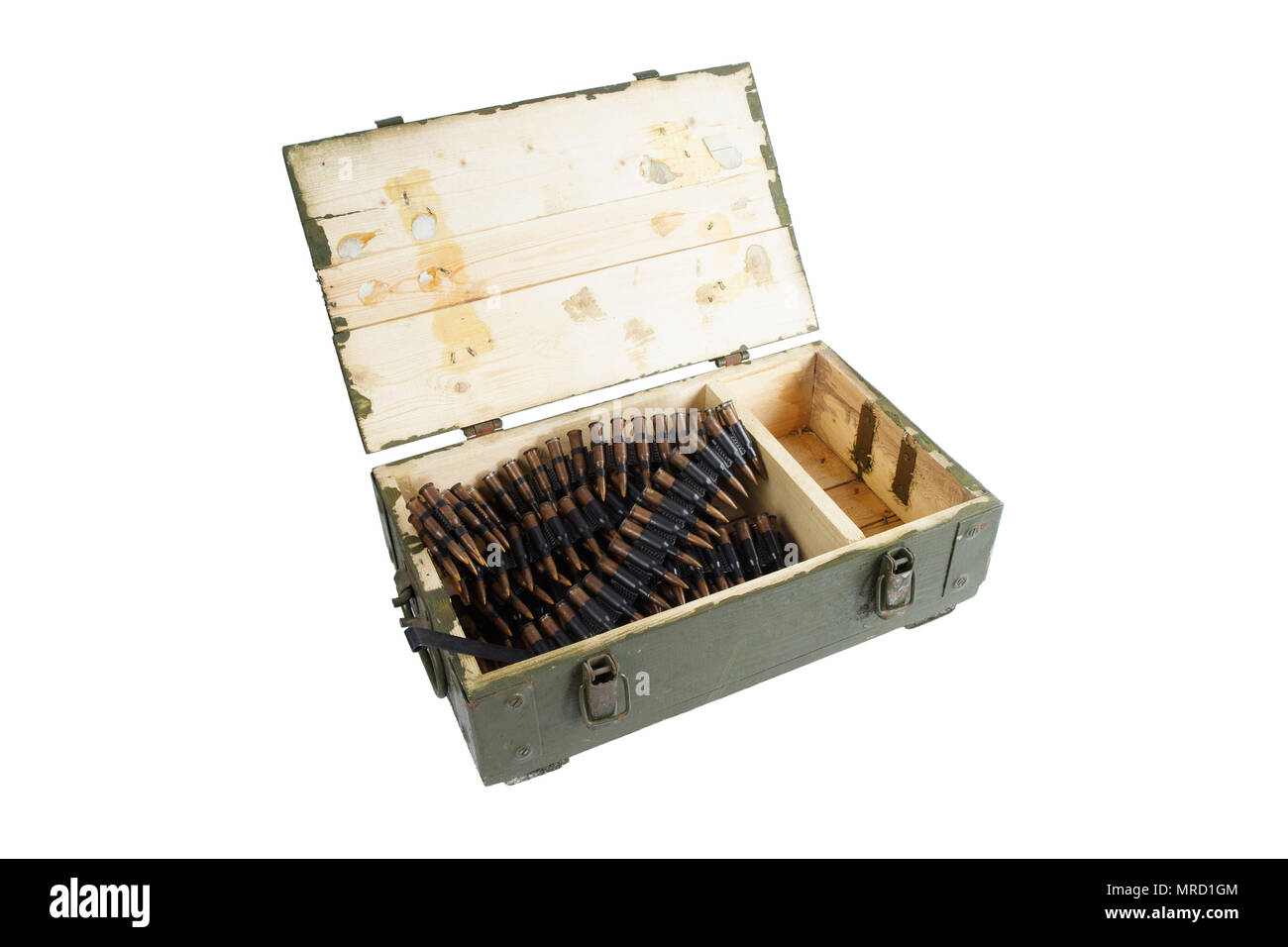 army box of ammunition isolated Stock Photo - Alamy