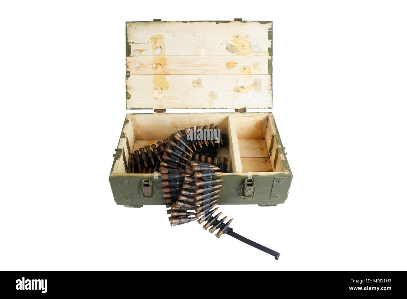 army box of ammunition isolated Stock Photo - Alamy