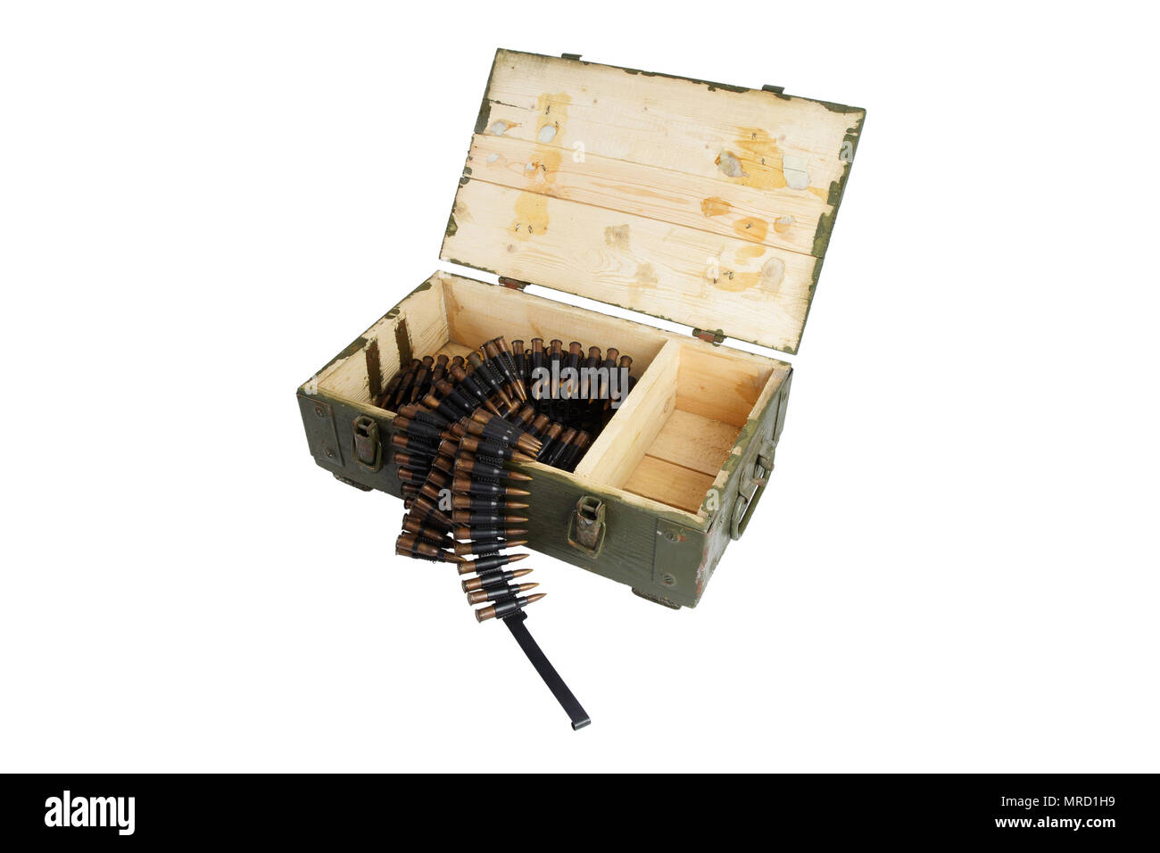 army box of ammunition isolated Stock Photo - Alamy