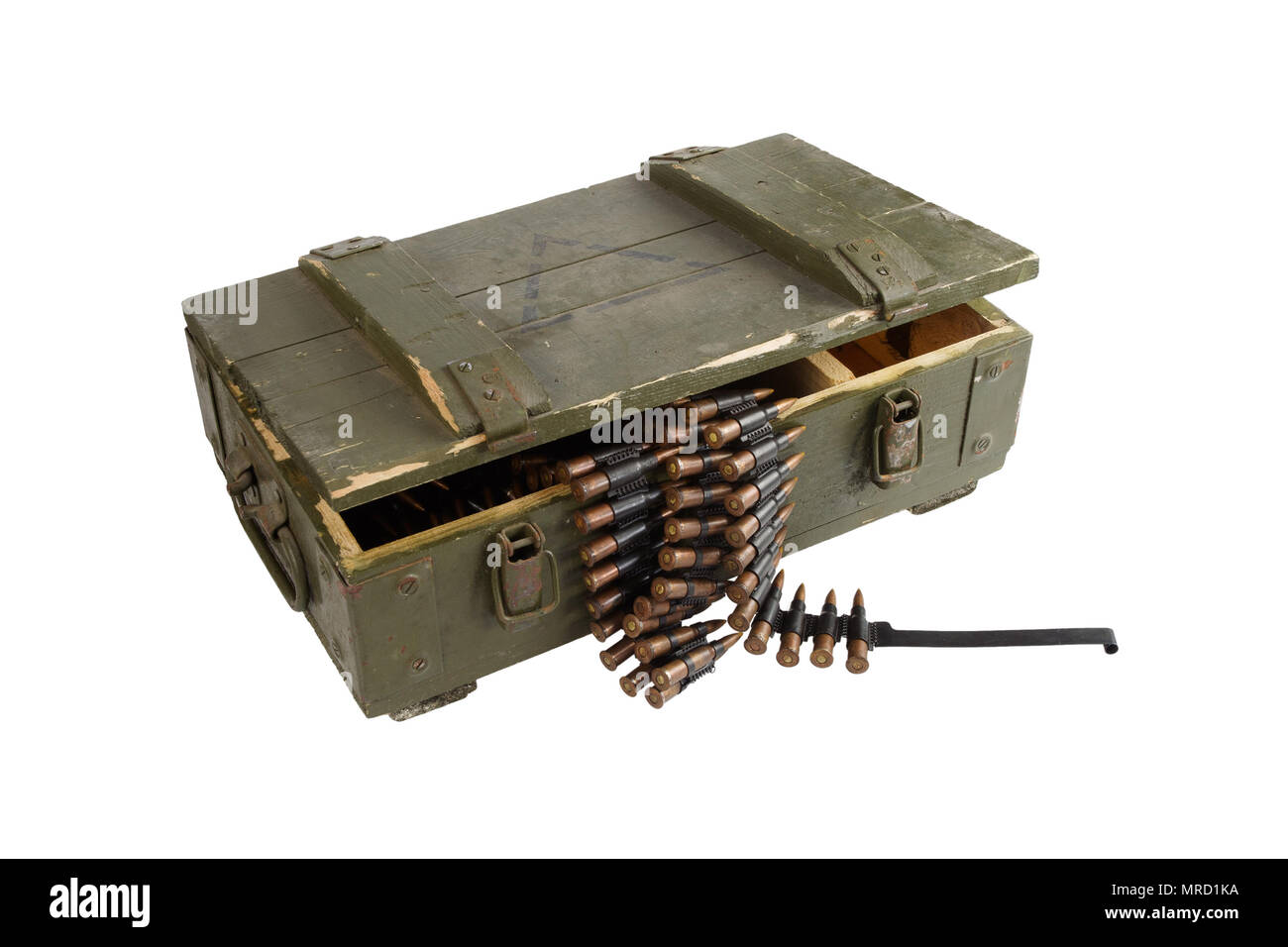 army box of ammunition isolated Stock Photo - Alamy
