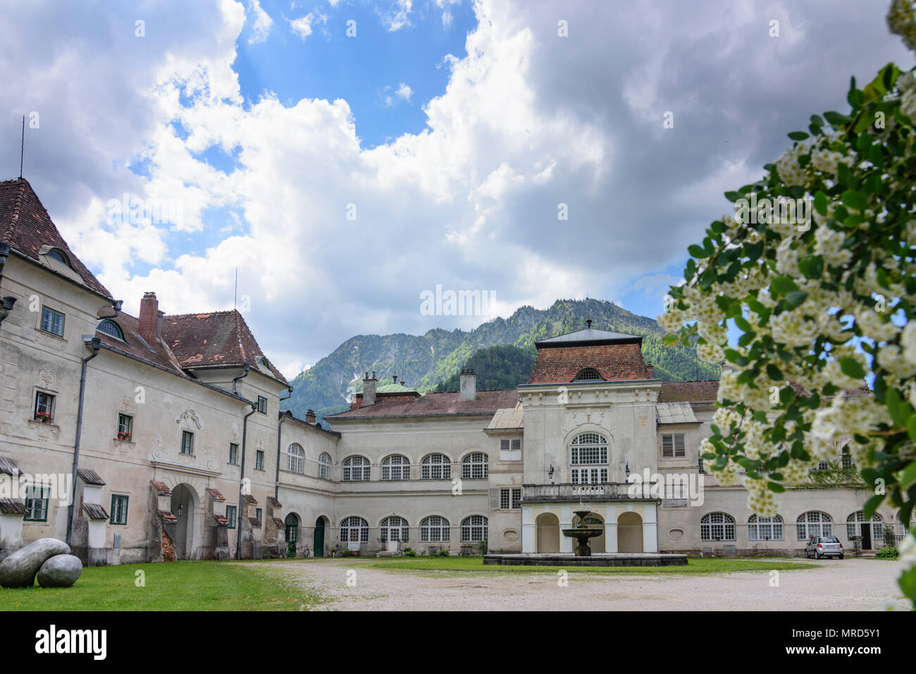 Lunz am See: castle Schloss Seehof in Austria, Niederösterreich, Lower ...