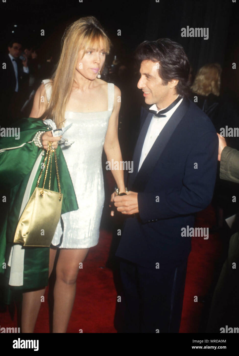 LOS ANGELES, CA - MARCH 25: (L-R) Lyndall Hobbs and Actor Al Pacino ...