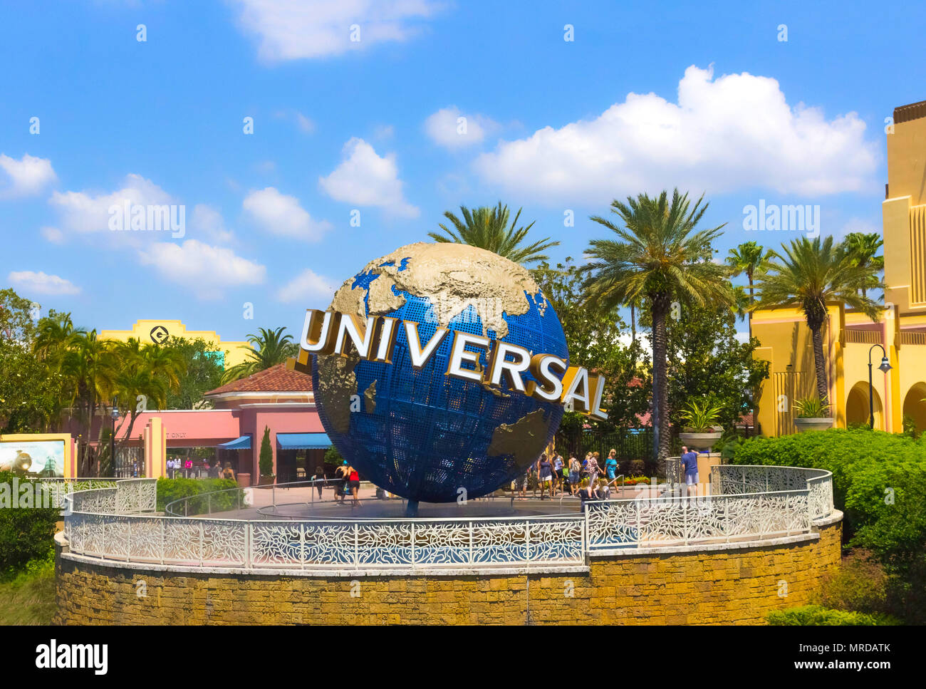 Universal theme park globe hi-res stock photography and images - Alamy