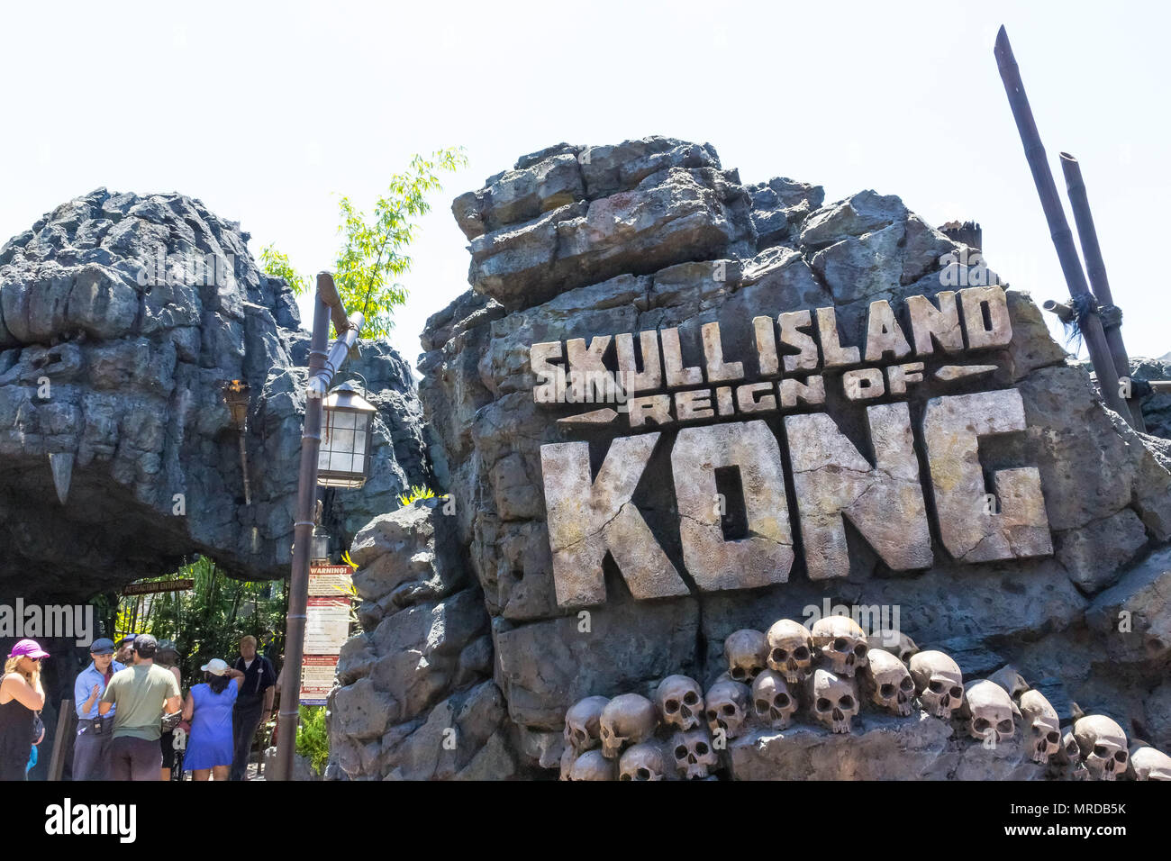 Orlando, Florida, USA - May 09, 2018: Universal. Islands of Adventure ...