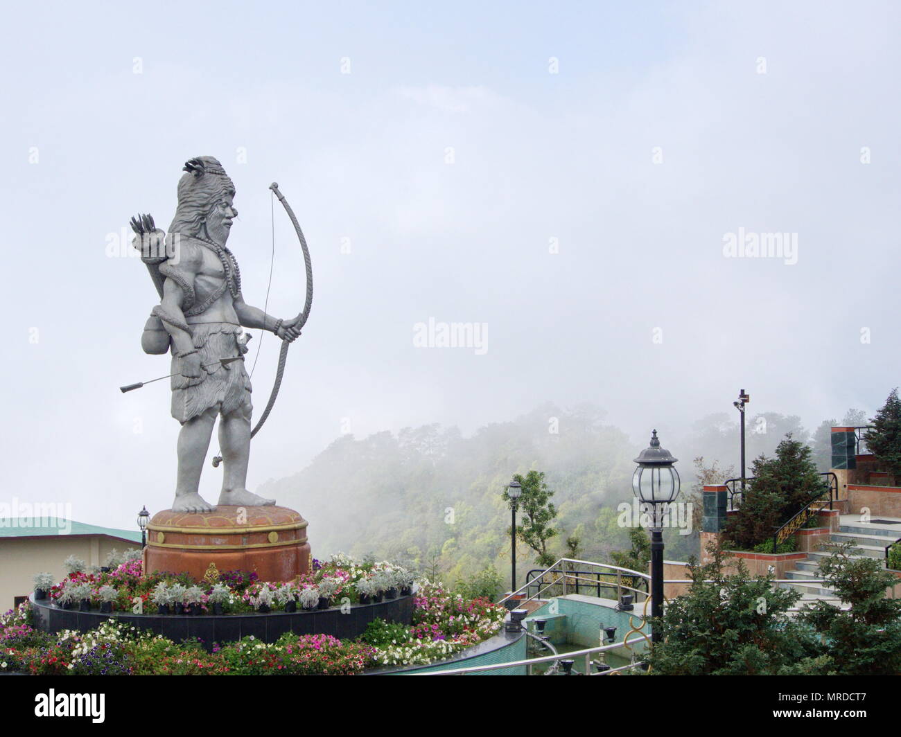 Ramayana Hindu God statue in Namchi City, Sikkim State in India, 15th ...