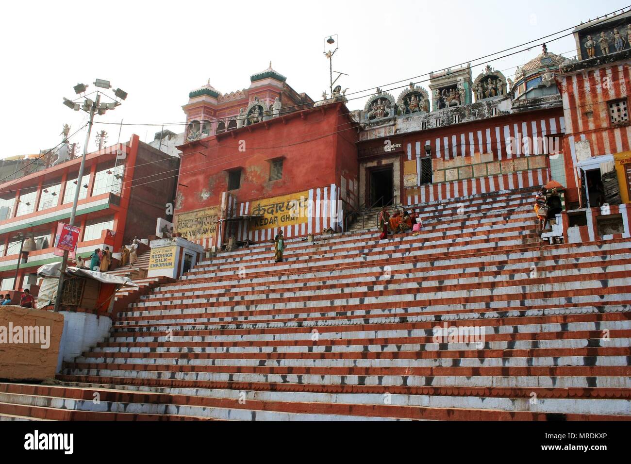 Ghats or holy steps of varanasi hi-res stock photography and images - Alamy