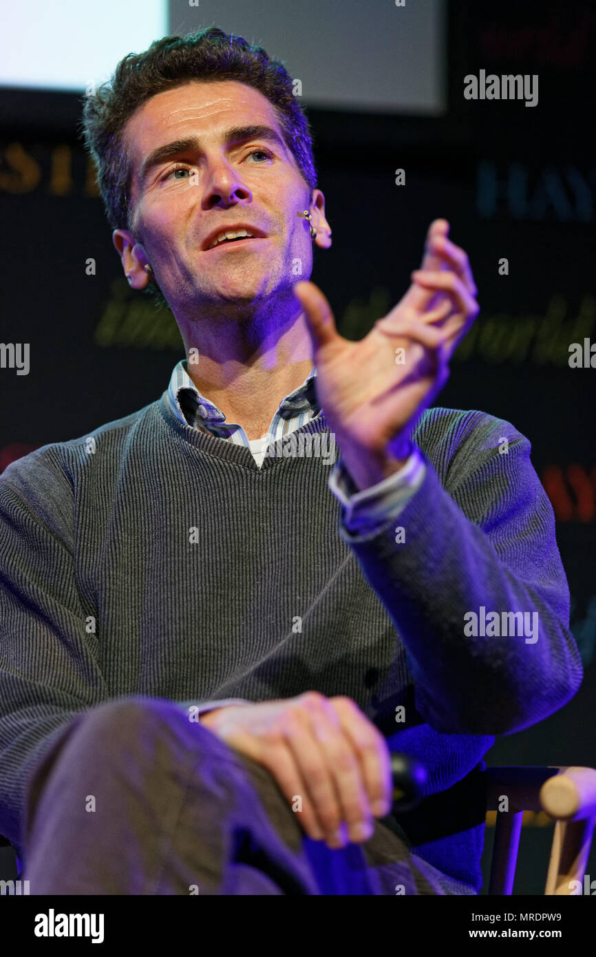 Pictured: Marcus Tomalin from University of Cambridge. Re: Hay Festival ...