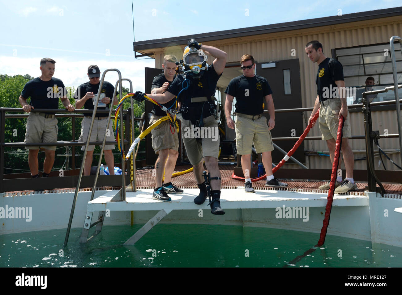 Second class diver hi-res stock photography and images - Alamy