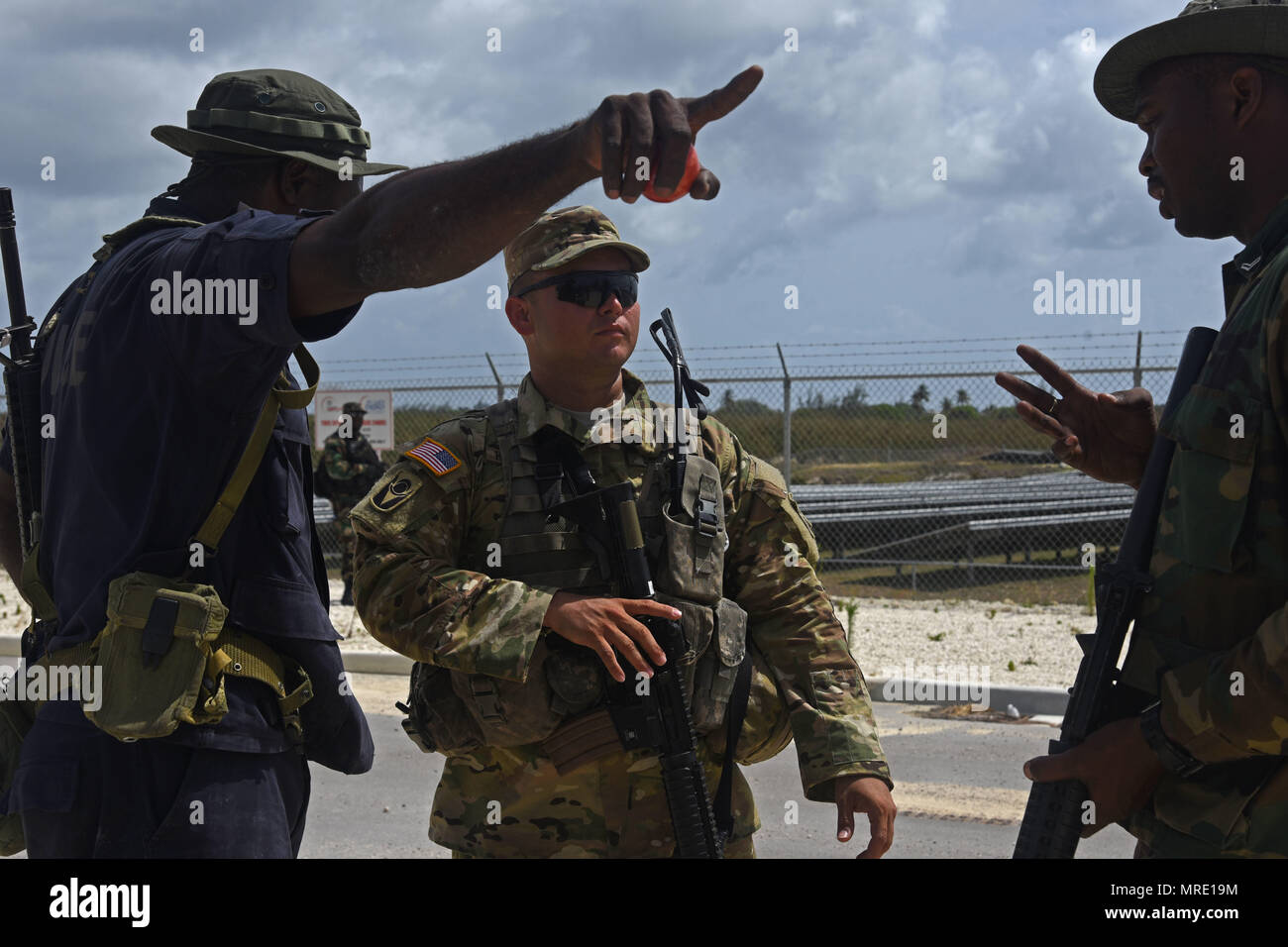 Barbados regiment hi-res stock photography and images - Alamy