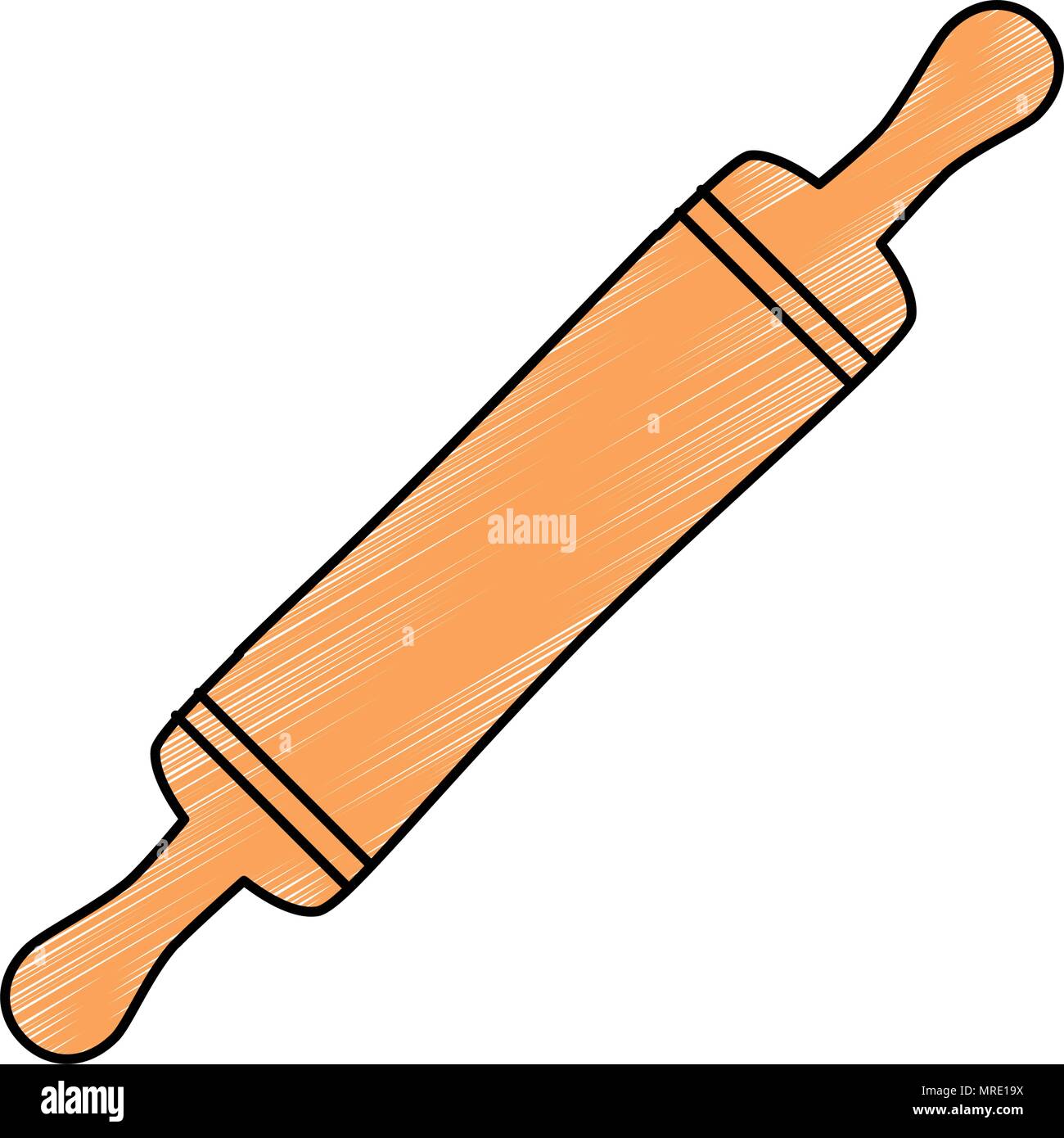 bakery roller isolated icon Stock Vector Image & Art - Alamy