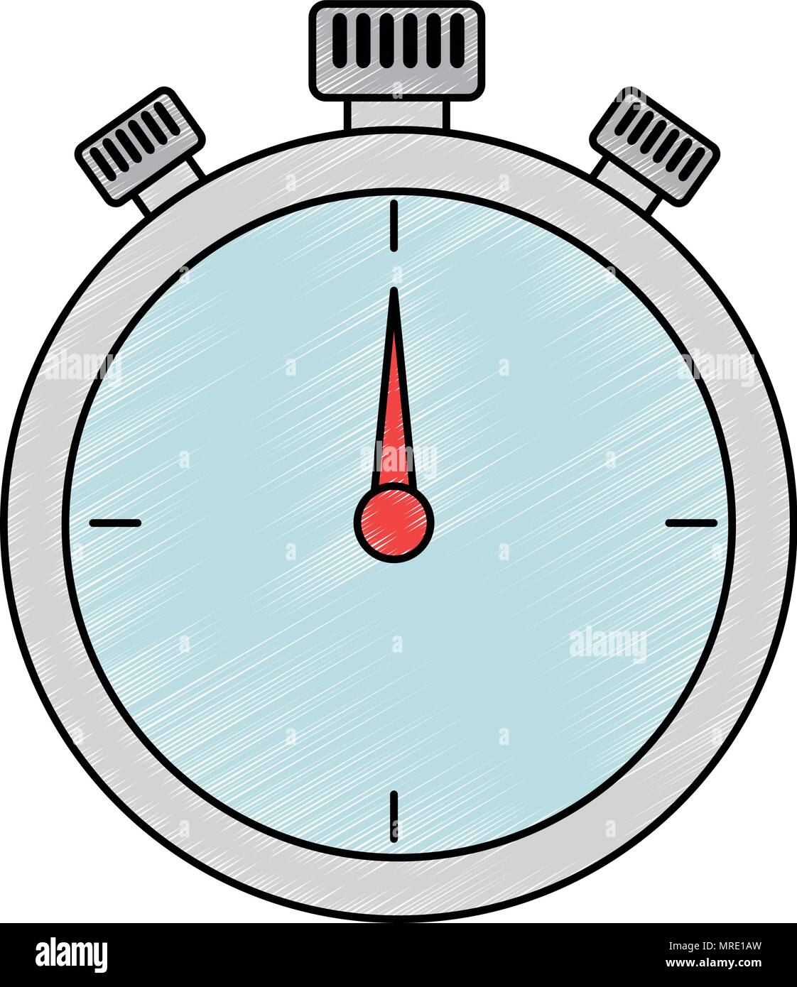 chronometer time clock isolated icon Stock Vector Image & Art - Alamy