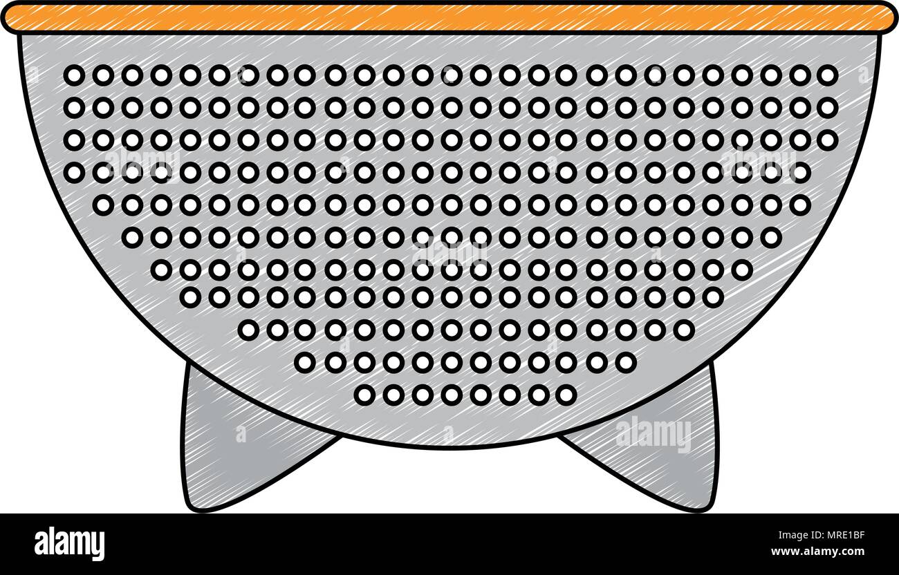 kitchen colander metal icon Stock Vector Image & Art - Alamy