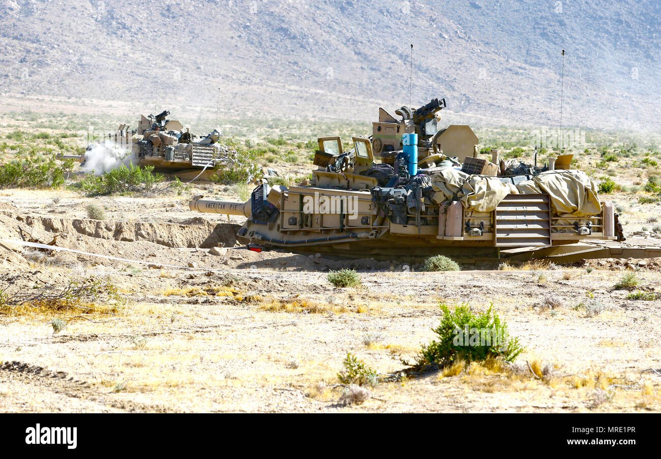 M1A2 SEPv2 Abrams tanks with 1st Battalion, 155th Infantry Regiment ...