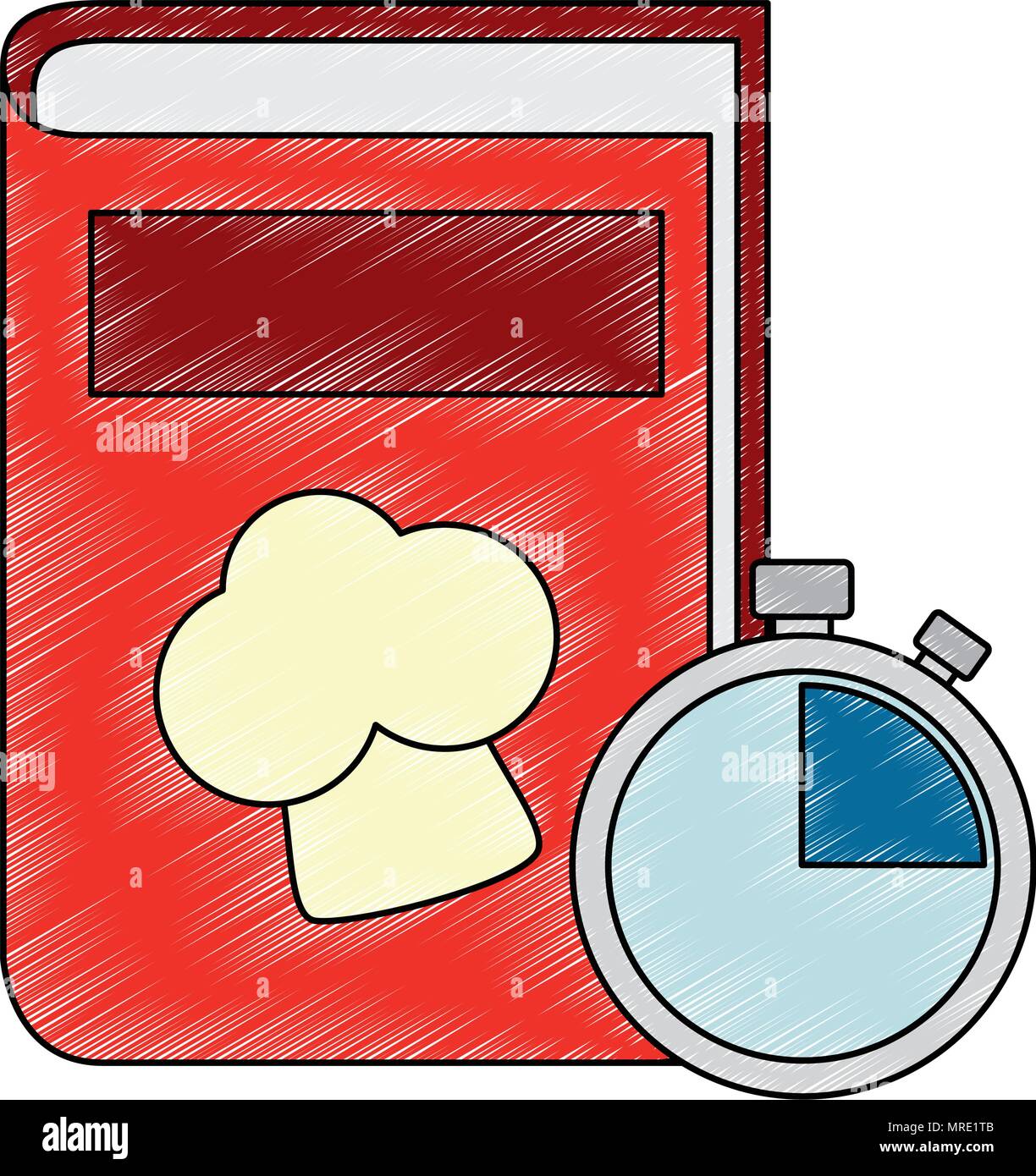 Recipe timer Stock Vector Images - Alamy