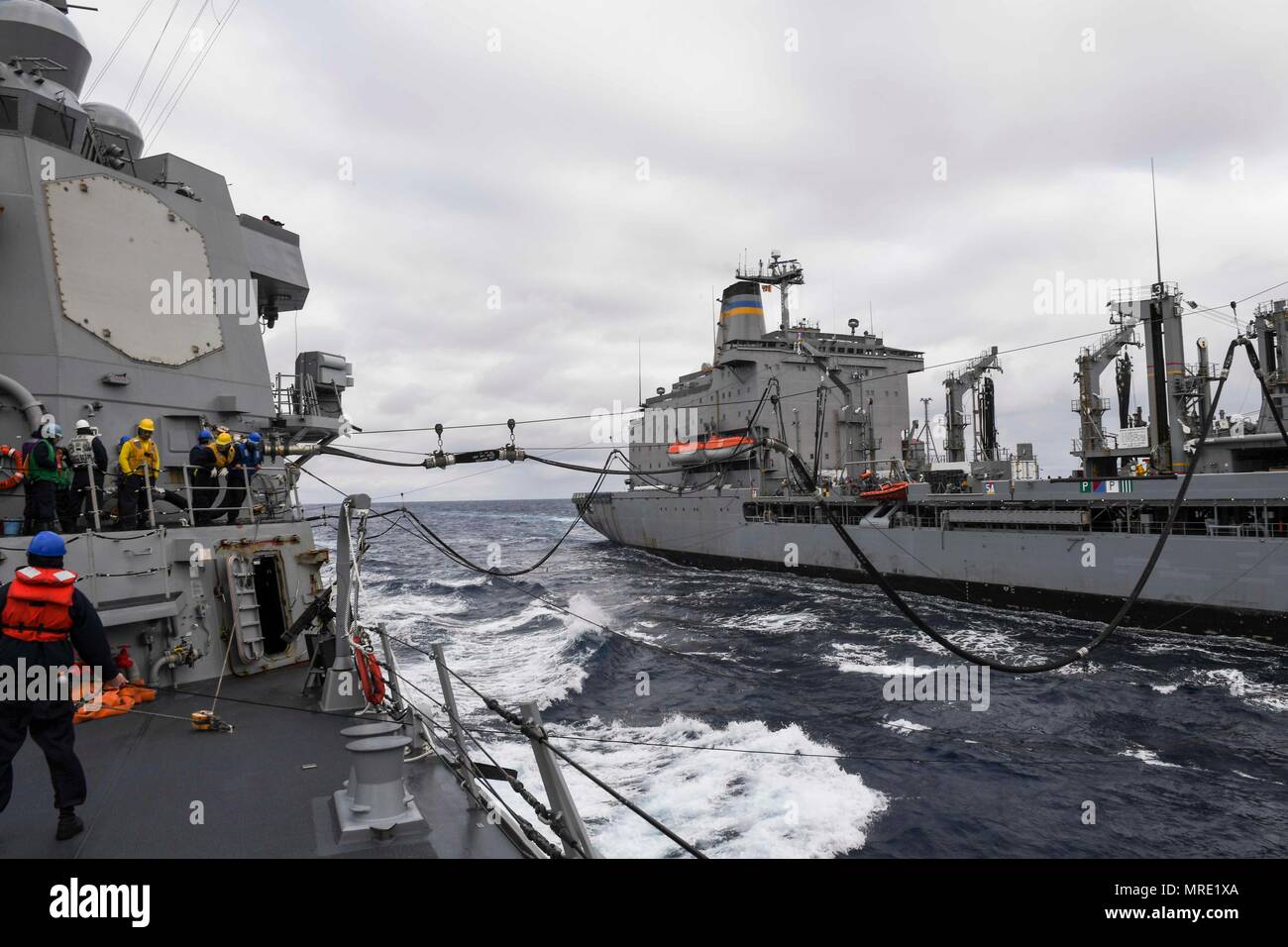 170607-N-RM689-119 WESTERN PACIFIC (June 7, 2017) Sailors aboard ...