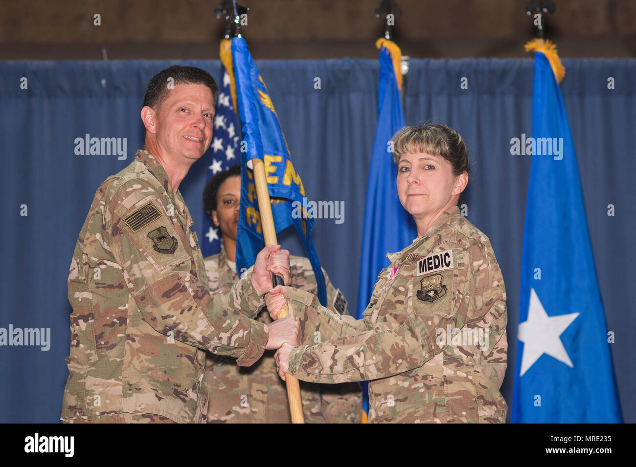 Col. Michelle A. Pufall, 332nd Expeditionary Medical Group commander ...
