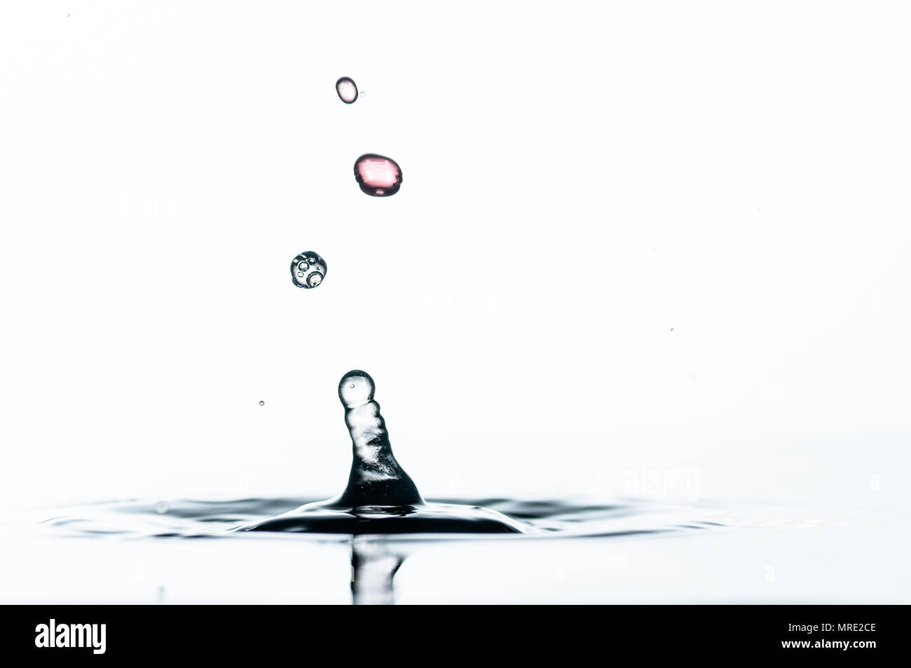 Photo of water splashes and ripples background Stock Photo - Alamy