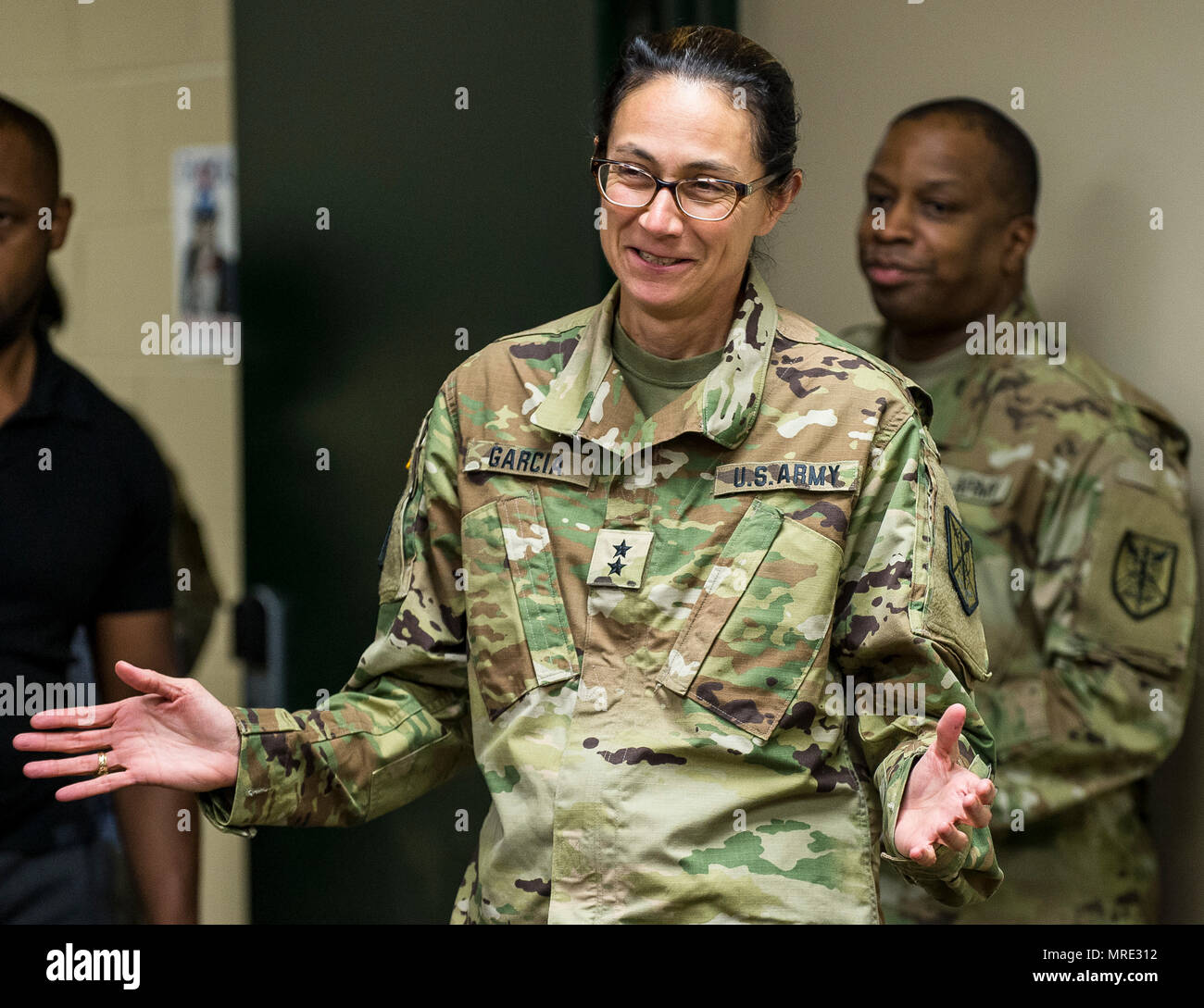 Maj. Gen. Marion Garcia, commanding general of the 200th Military ...