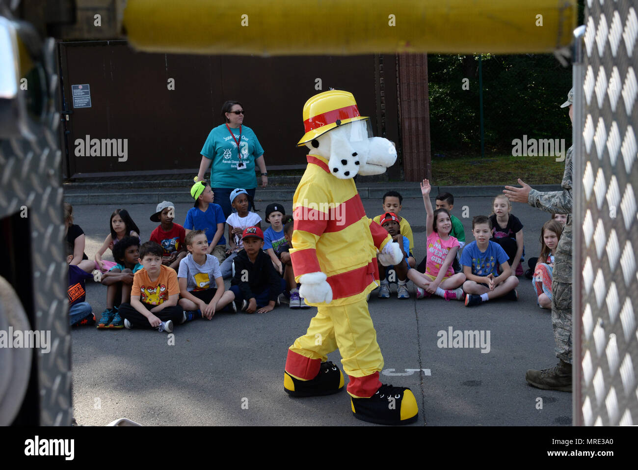 Sparky, 86th Civil Engineer Squadron fire prevention mascot ...