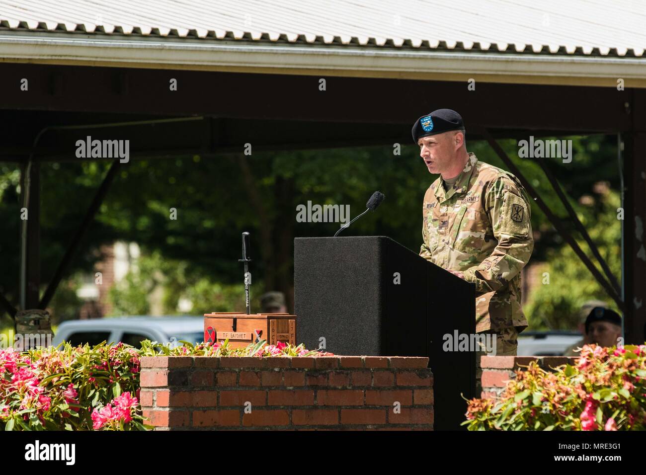Col. Christopher W. Wendland, the incoming commander for the 17th Field ...